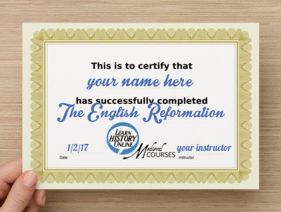 The English Reformation - A Religious Revolution: MC08 - Medieval Courses